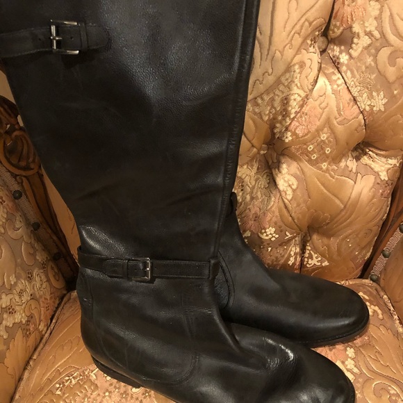 Cole Haan | Shoes | Cole Hans Black Riding Boots | Poshmark